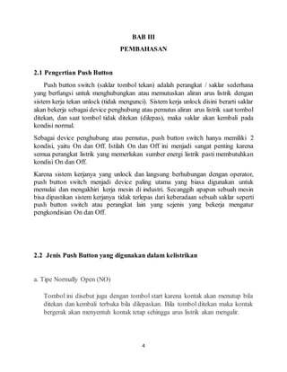 Karya Ilmiah Push Button | DOCX