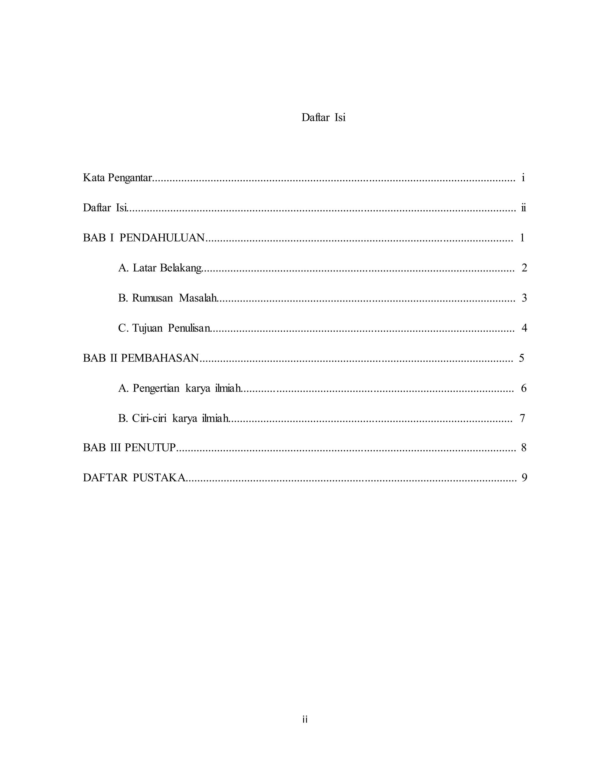 Tugas karya tulis ilmiah | DOCX