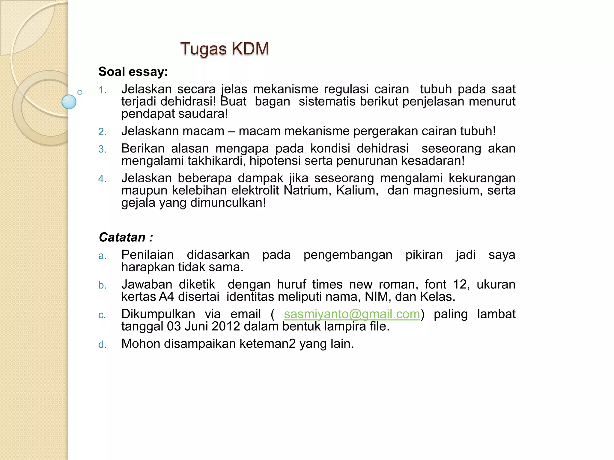 Tugas kdm | PPT