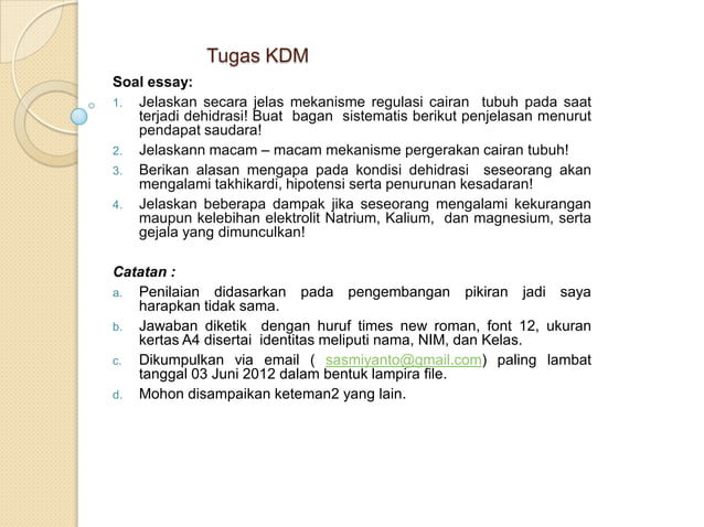 Tugas kdm | PPT
