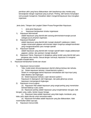 Sistem Pengambilan Keputusan - Pertemuan 12 | PDF