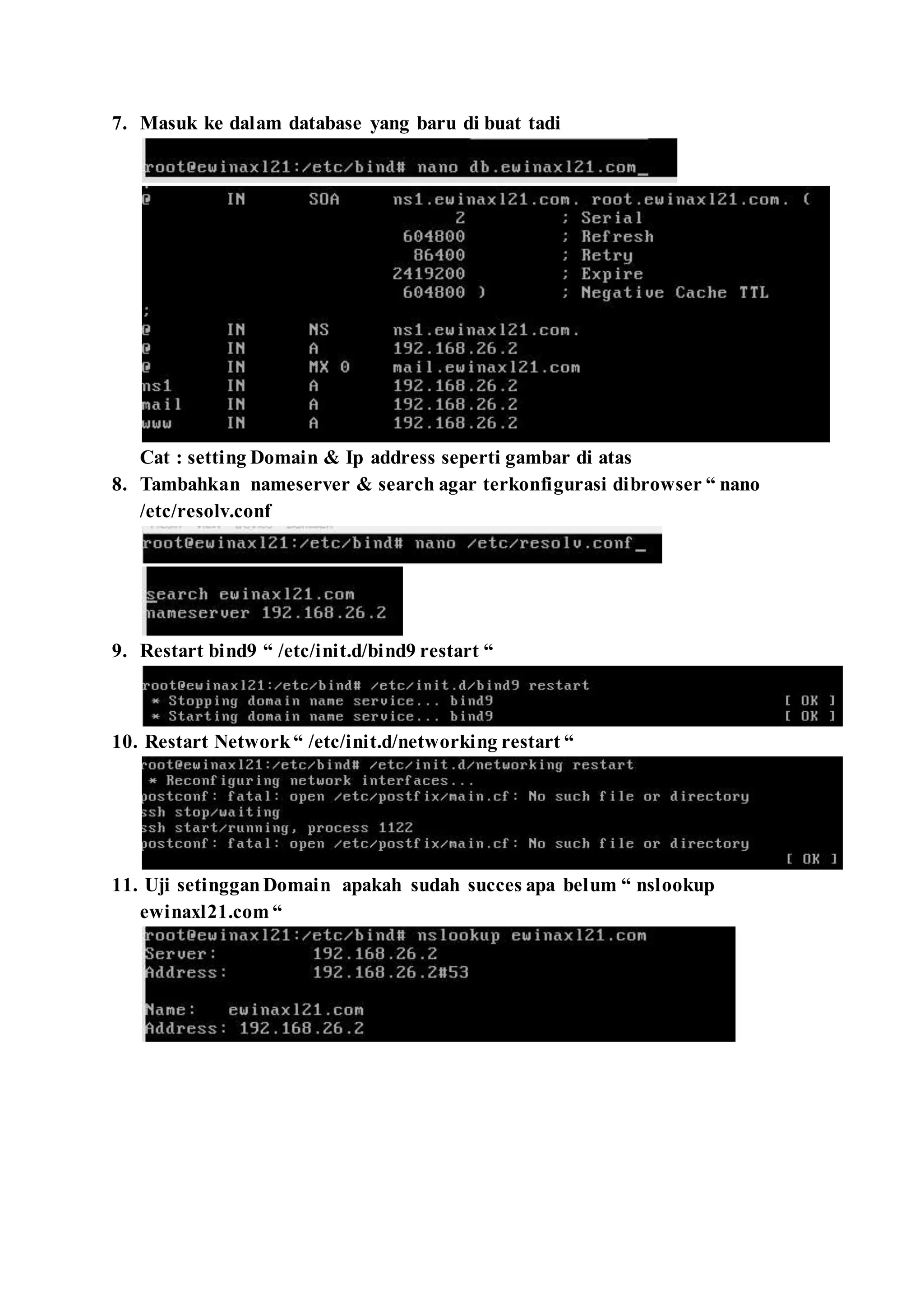 Simulasi Dns Server di ubuntu server | DOCX