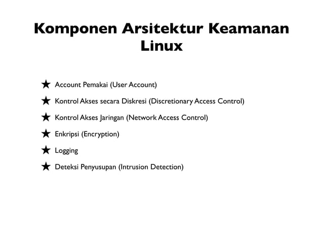 Keamanan Sistem Operasi Linux | KEY
