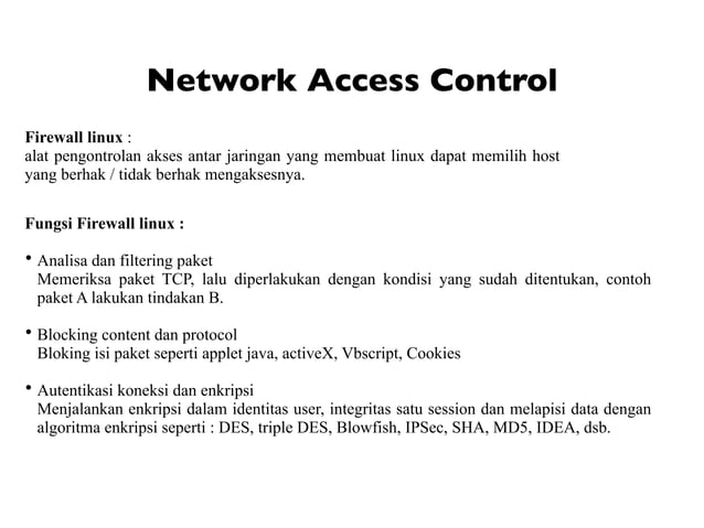 Keamanan Sistem Operasi Linux | KEY
