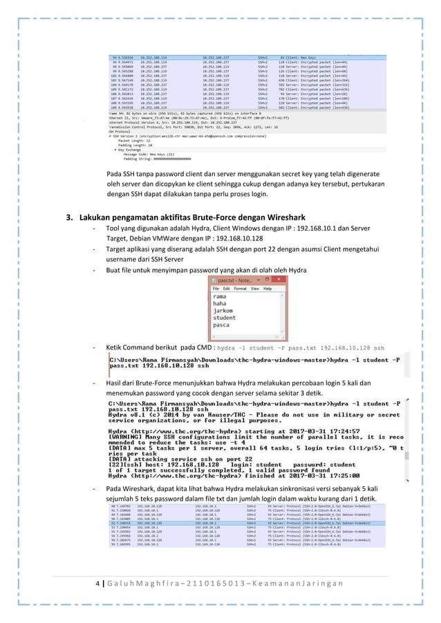 Laporan Keamanan Jaringan Telnet Brute Force | PDF