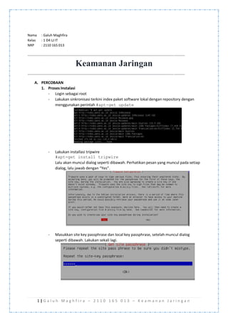 Laporan Keamanan Jaringan Hostbased | PDF