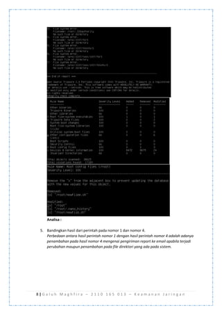 Laporan Keamanan Jaringan Hostbased | PDF