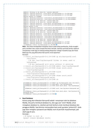 Laporan Keamanan Jaringan Snort IDS | PDF