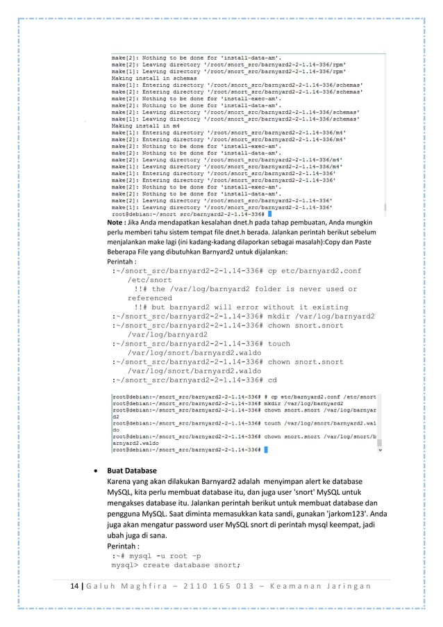 Laporan Keamanan Jaringan Snort IDS | PDF