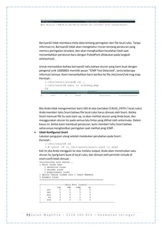 Laporan Keamanan Jaringan Snort IDS | PDF