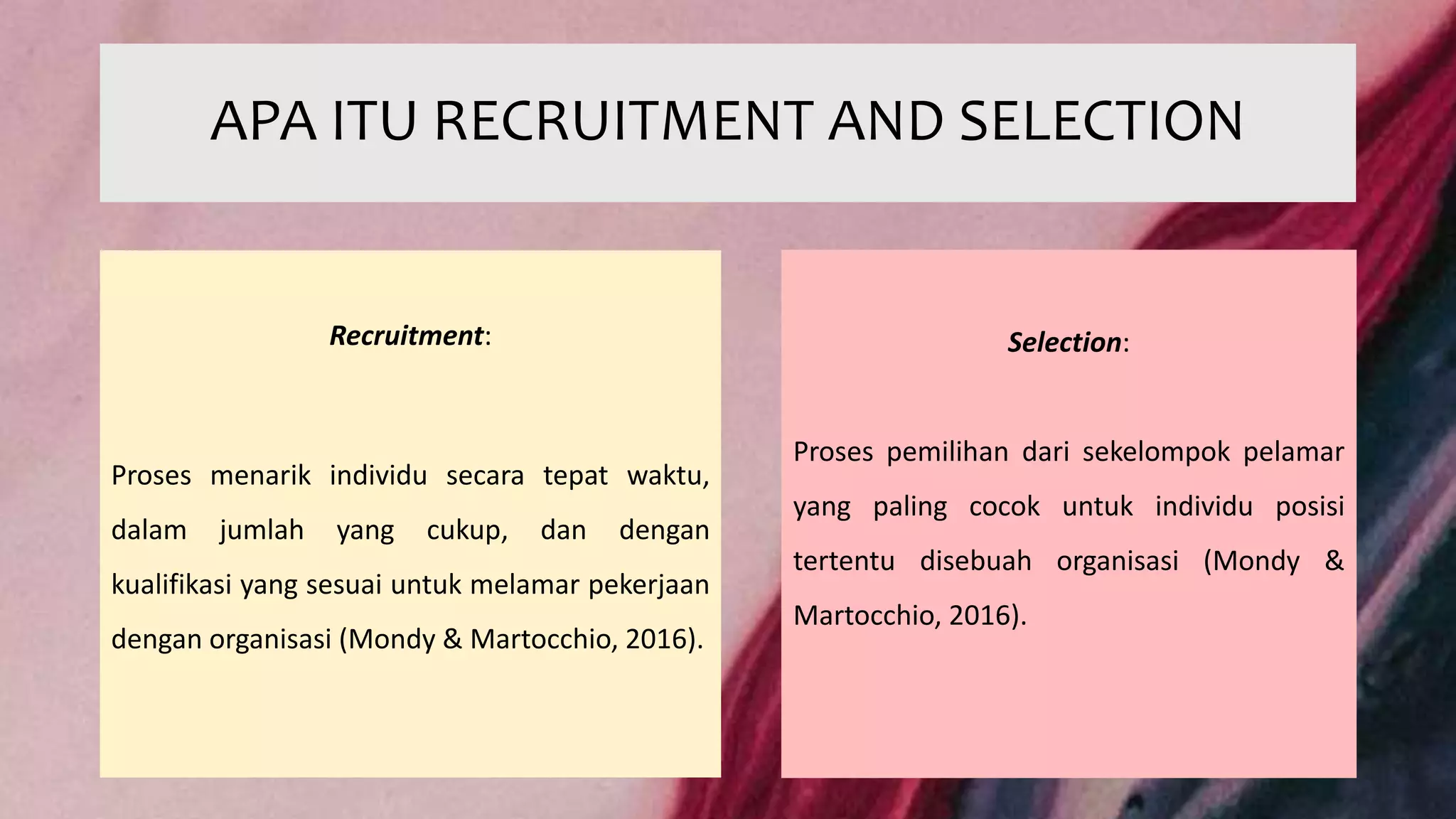 Recruitment and Selection | PPTX