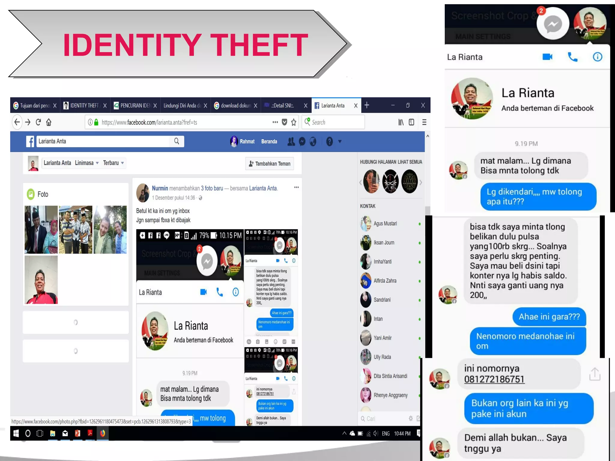 Cyber Crime Identity Theft | PPT