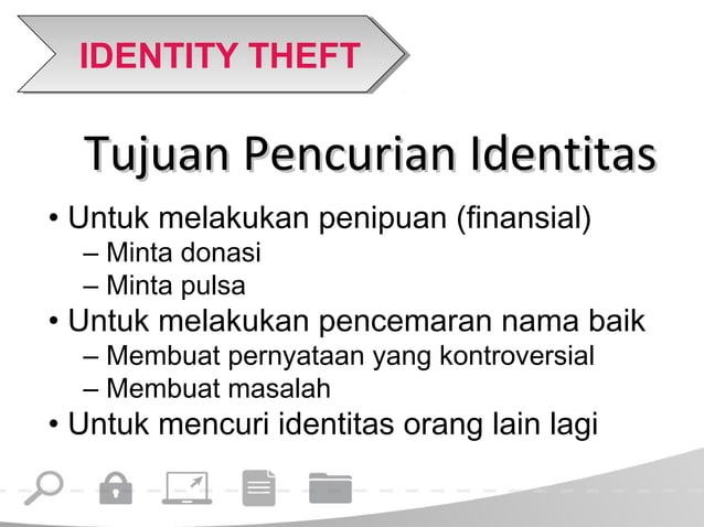 Cyber Crime Identity Theft | PPT