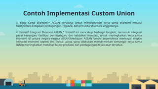 Peran Custom Union Dalam Mobilitas Faktor Produksi | PPTX