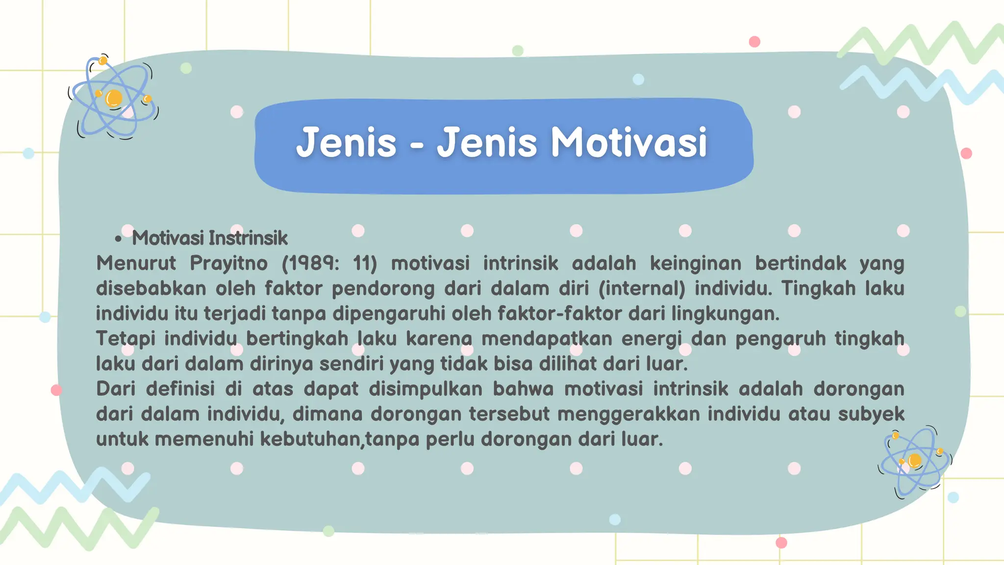 berikut adalah file penjelasan mengenai motivasi belajar siswa | PDF