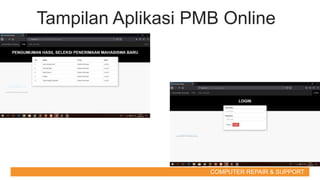Website Penerimaan Mahasiswa Baru | PPTX