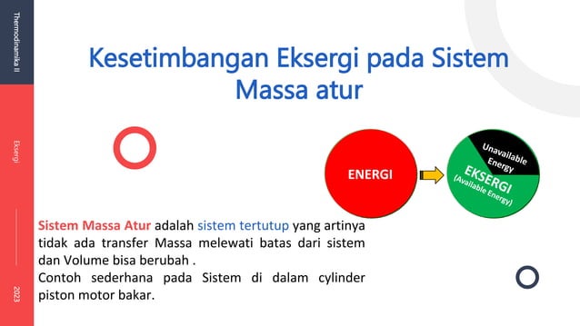 TUGAS KELOMPOK 1_EKSERGI... no. 5 . Massa atur dan laju eksergi.pptx