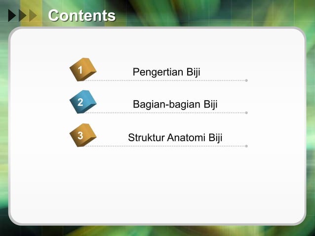Struktur Biji dan Bagian-bagiannya | PPTX