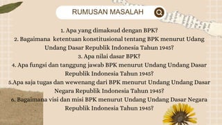 LEMBAGA BPK | PPTX