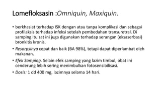 Antibiotik penghambat sintesis asam nukleat | PPTX