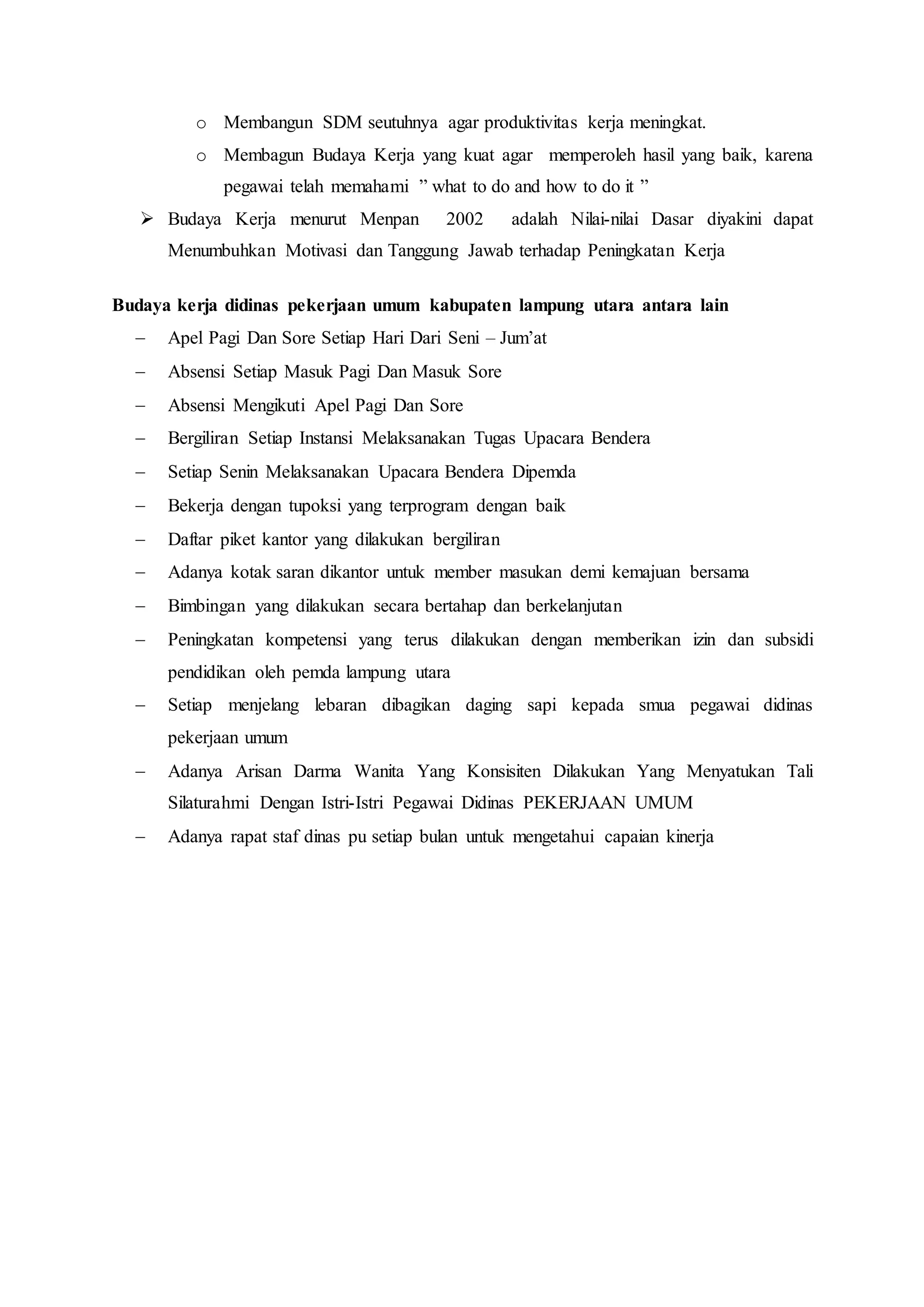 Tugas kelompok budaya organisasi ACHMADAVANDI,SE,MM | PDF