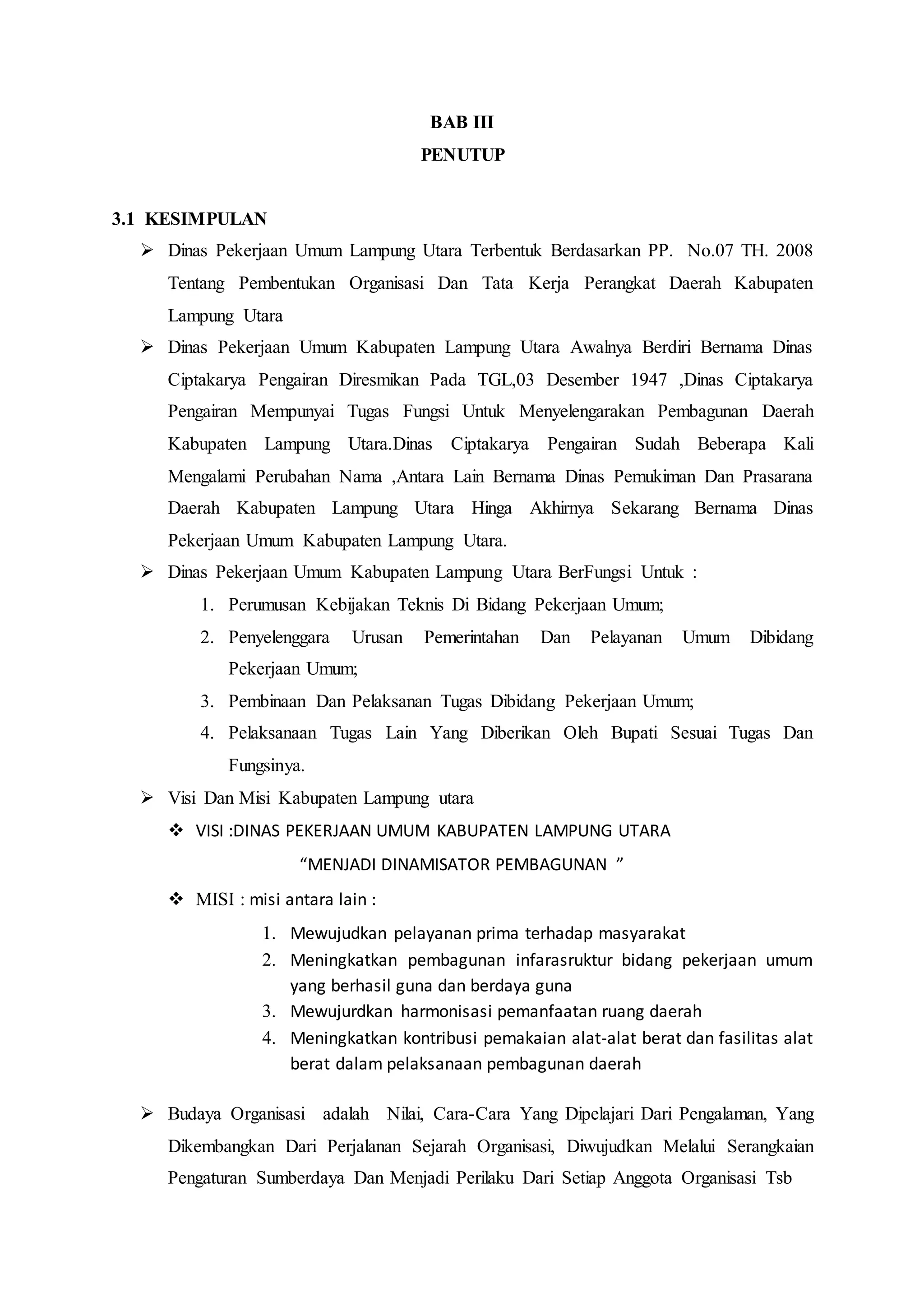 Tugas kelompok budaya organisasi ACHMADAVANDI,SE,MM | DOCX