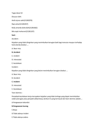 tugas kelompok dasar k3.docx