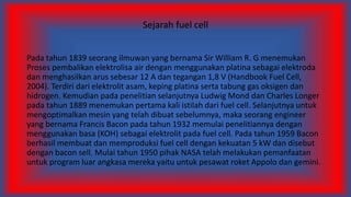 Energi Fuel Cell - Kelompok 8 | PPTX