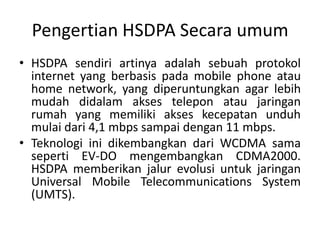 Tugas kelompok hsdpa | PPT