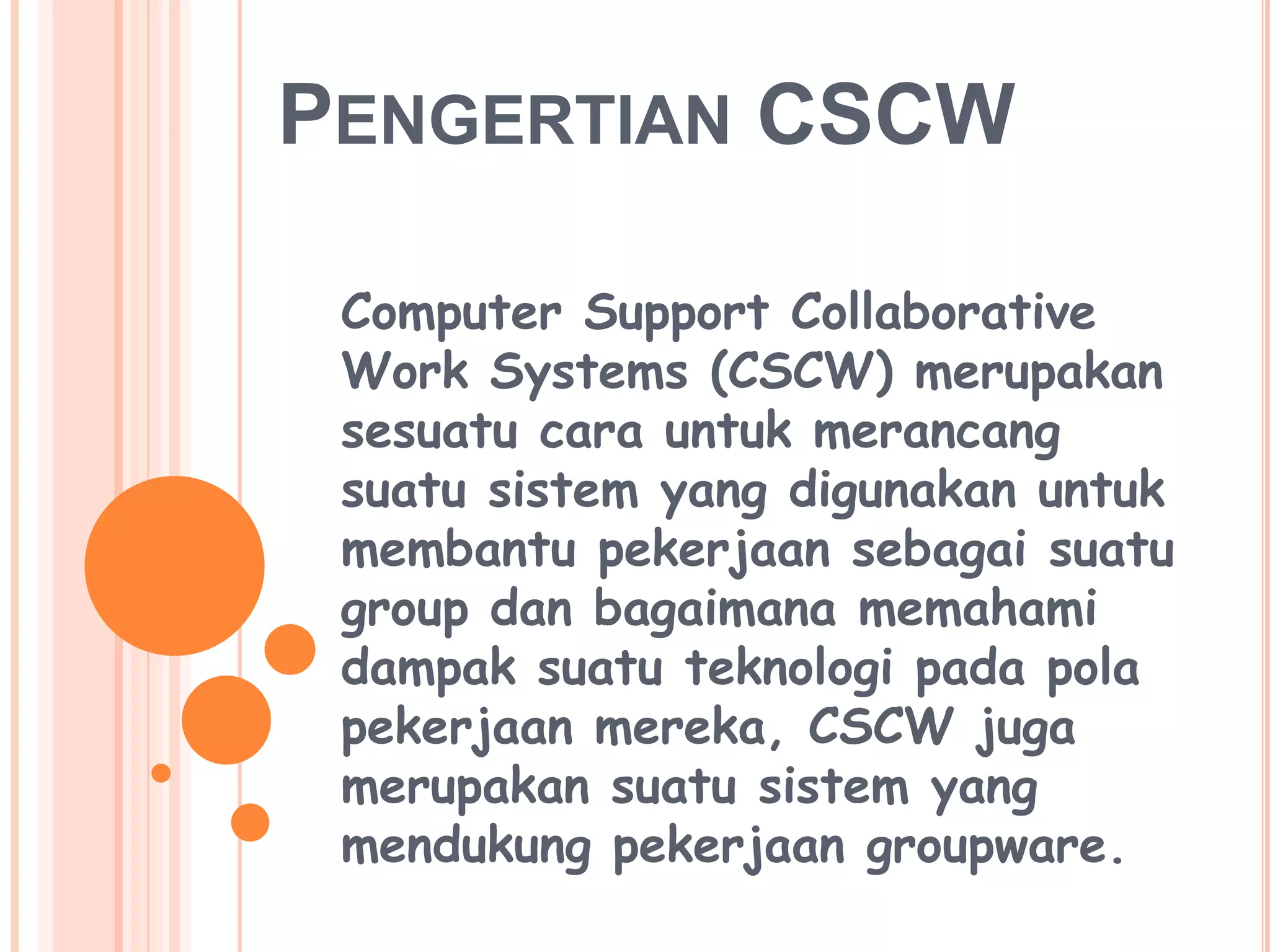 CSCW | PPTX