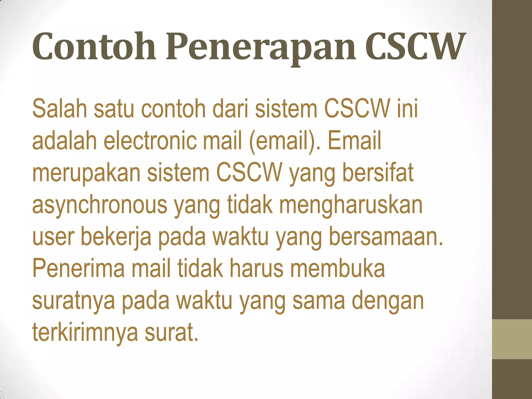 CSCW | PPTX