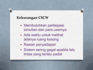 CSCW | PPTX