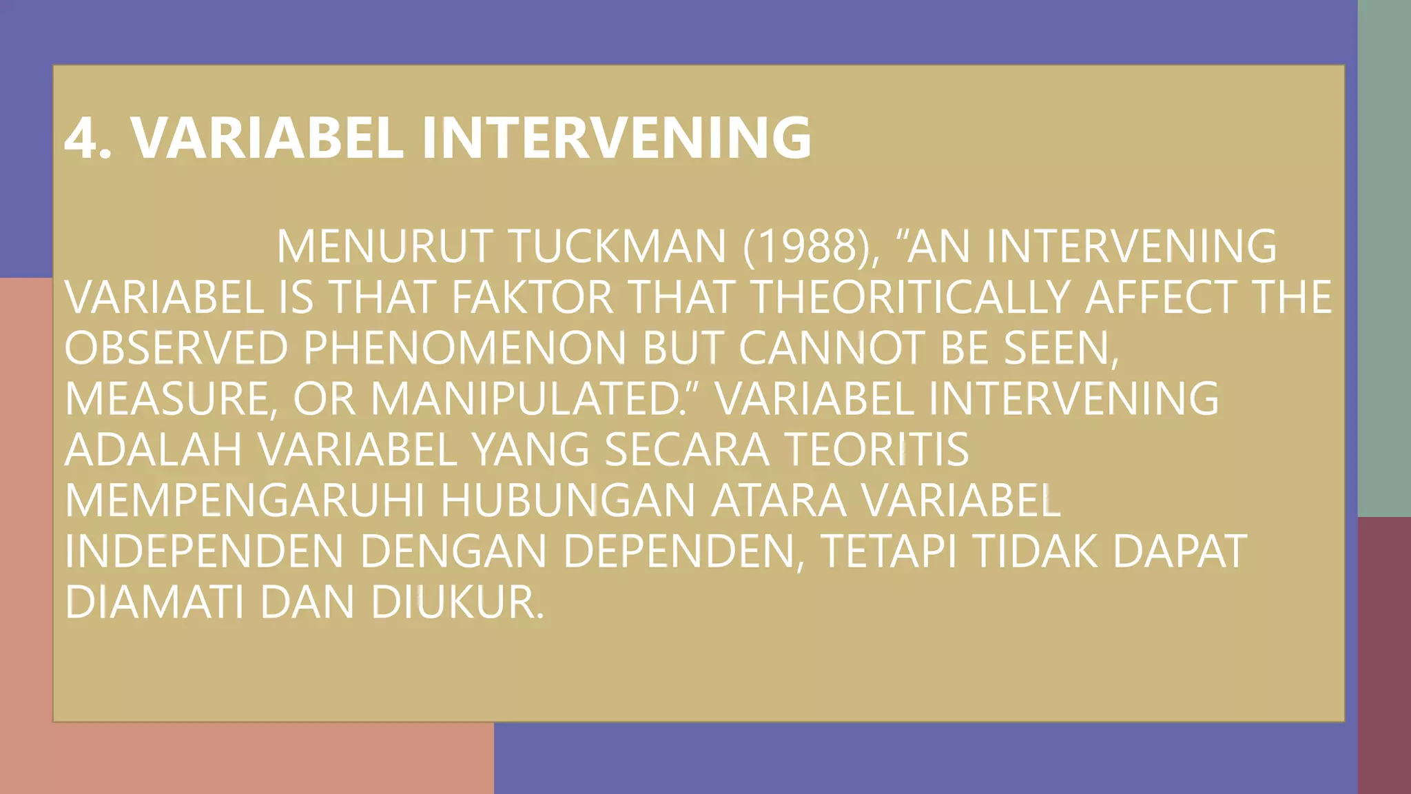 Ppt Metodologi Penelitian: 5. Variabel Penelitian | Kelas: 6A | Dosen ...