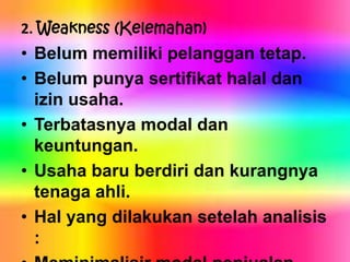 Contoh Tugas Prakarya Analisis SWOT (Strengths, Weakness, Opportunities ...