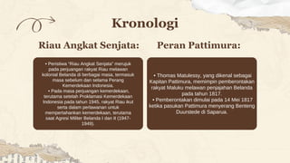SejarahRiau Angkat Senjata dan Peran Patimura | Materi Kelas XI | PDF