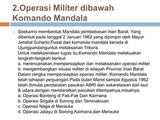 Tugas kelompok sejarah kel vi - demokrasi terpimpin dan papua barat | PPTX