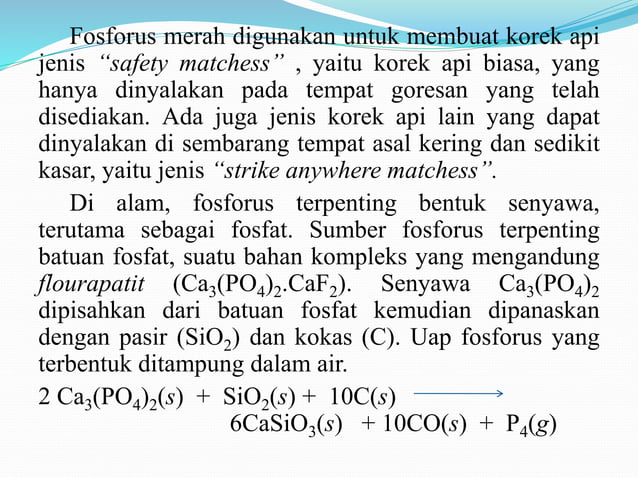 Tugas kimia fosforus dan asam sulfat | PPTX