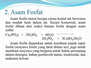 Tugas kimia fosforus dan asam sulfat | PPTX