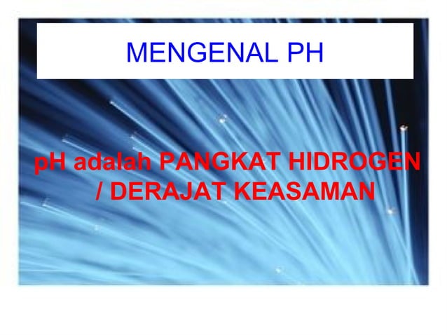 Chemistry for XI grade - pH | PPT