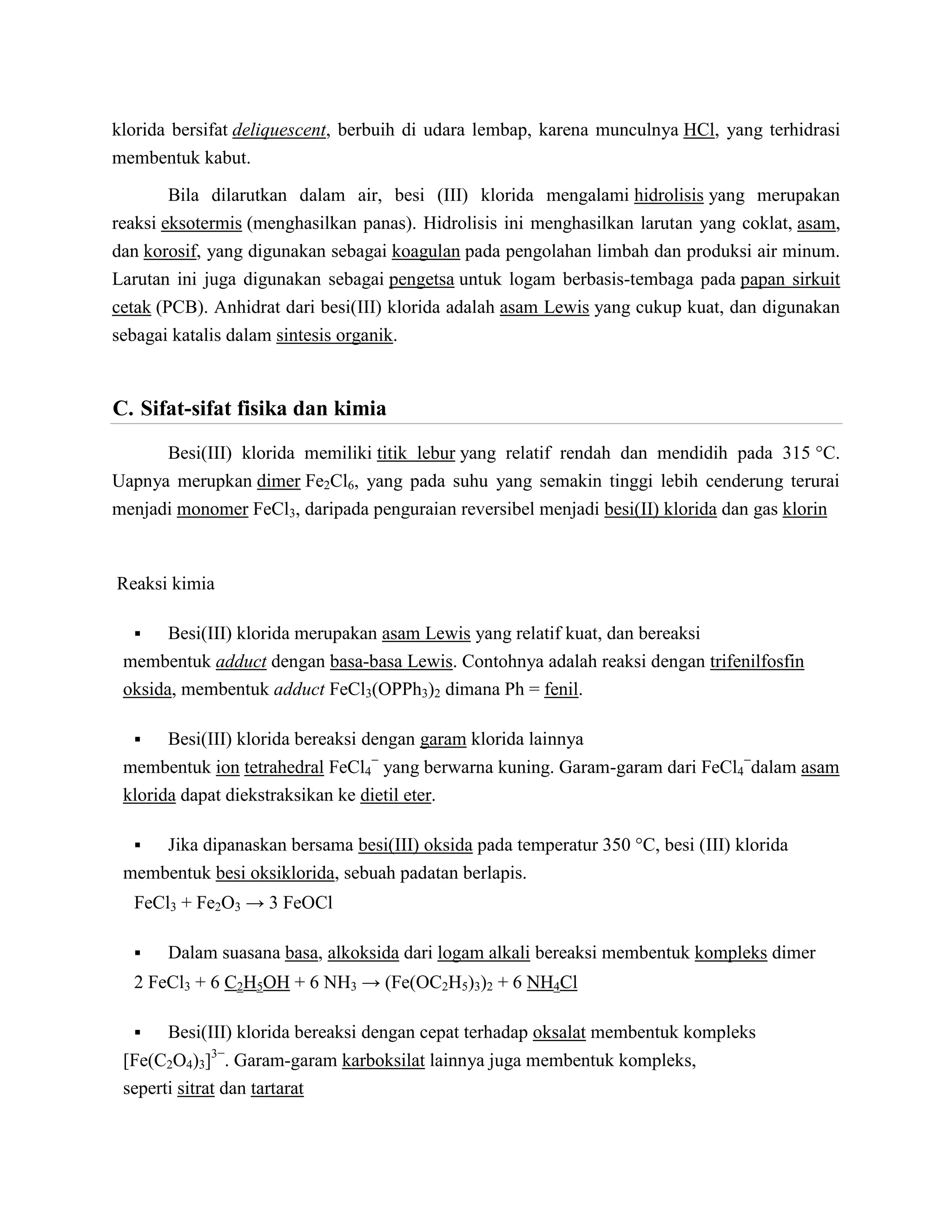 Tugas kimia dasar 1 ( besi ( fe ) ) part 3 | DOCX