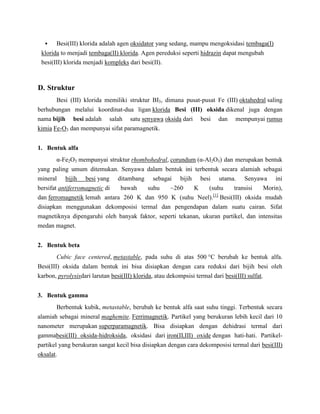 Tugas kimia dasar 1 ( besi ( fe ) ) part 3 | DOCX
