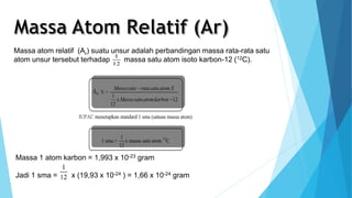Tugas kimia massa mol | PPTX