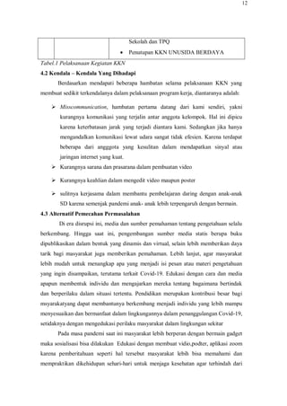 Tugas kkn agustin rahayu | PDF