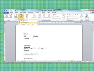 Cara Membuat Mail Marge | PPTX