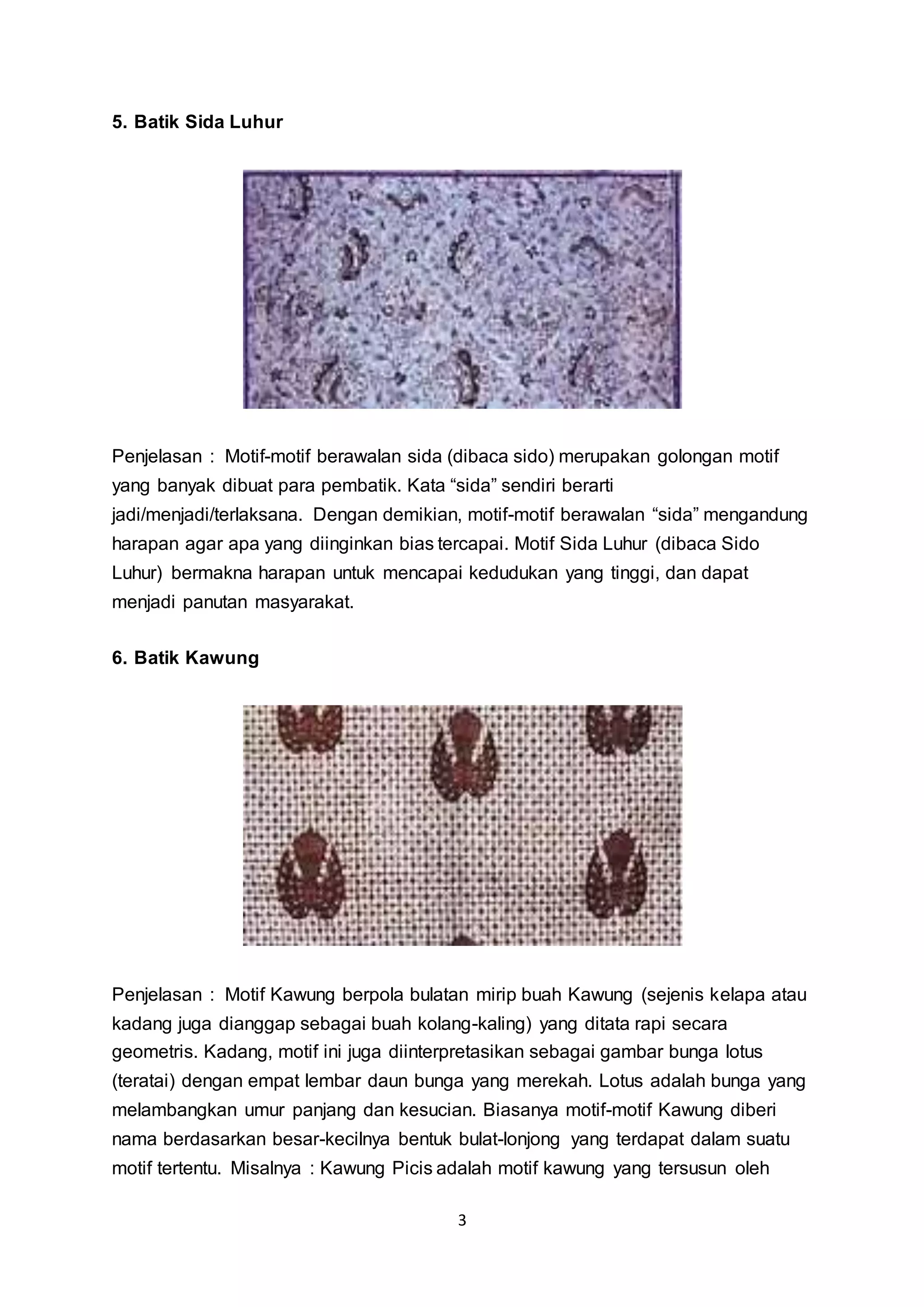 Tugas kliping batik indonesia | DOCX