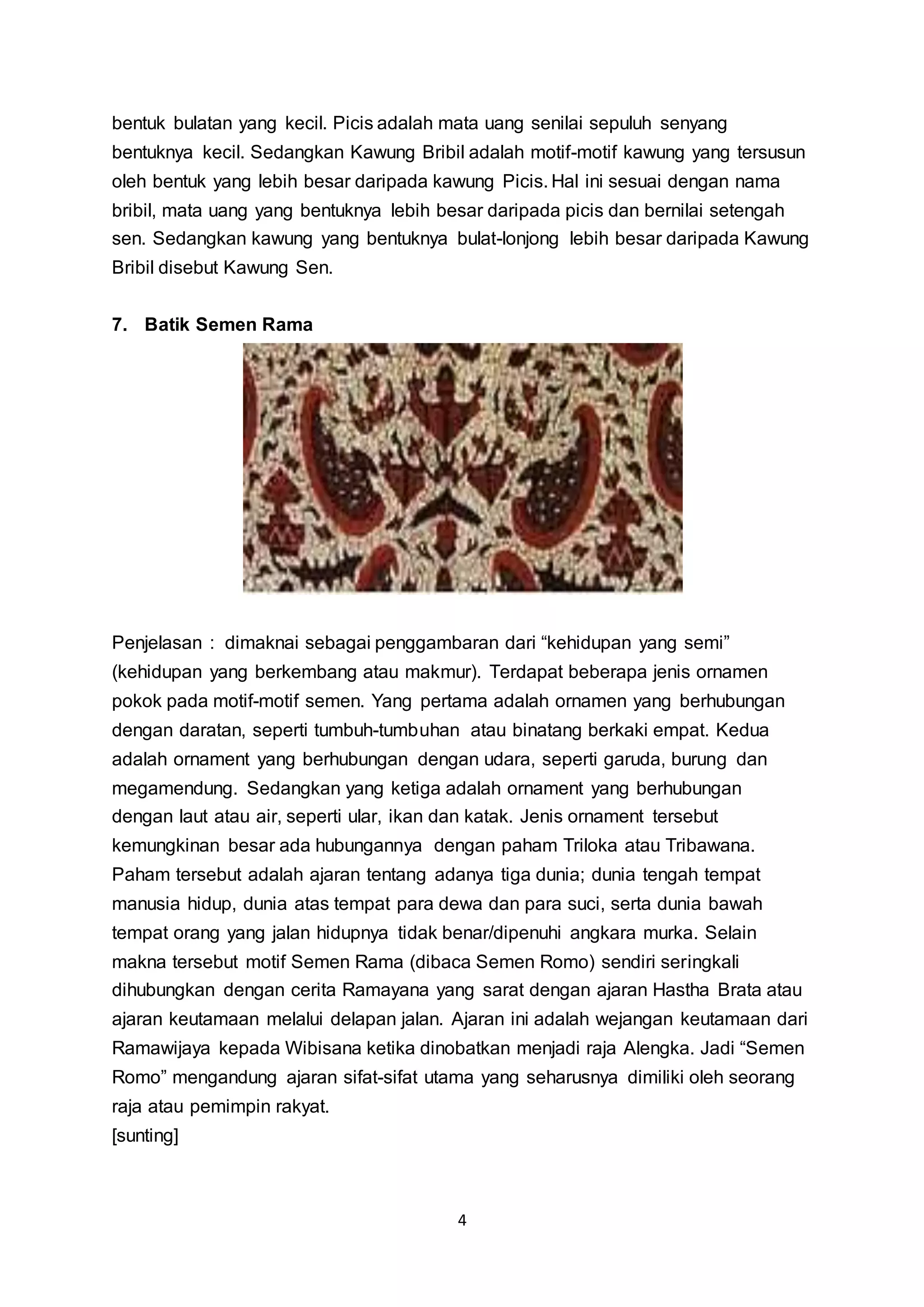 Tugas kliping batik indonesia | DOCX