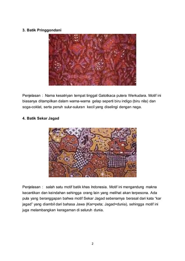 Tugas kliping batik indonesia | DOCX