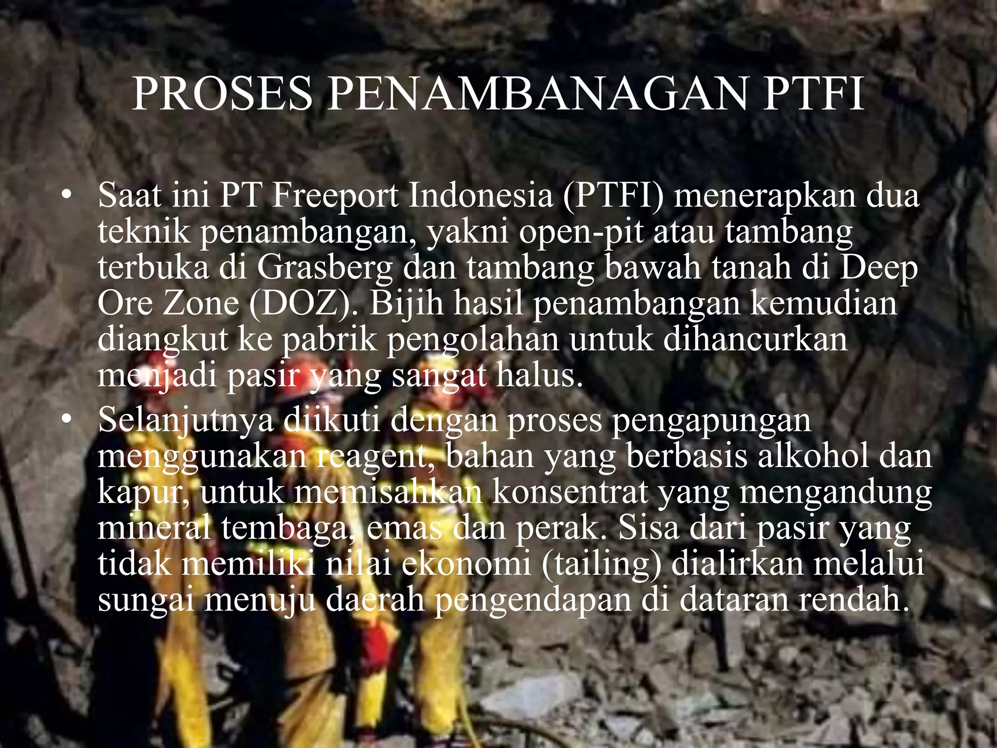 ppt tambang bawah tanah | PPTX