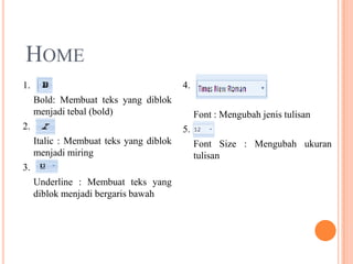 Materi Dasar Microsoft Word | PPTX