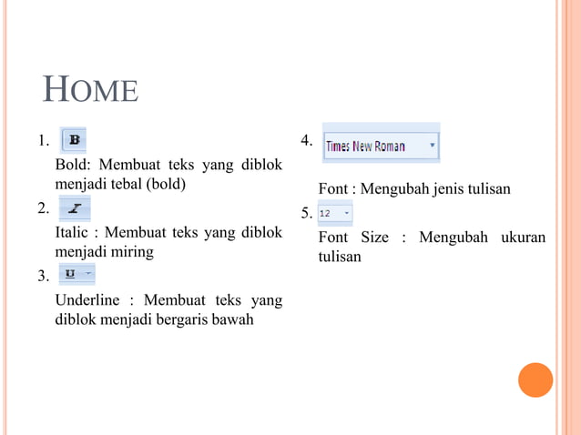 Materi Dasar Microsoft Word | PPTX